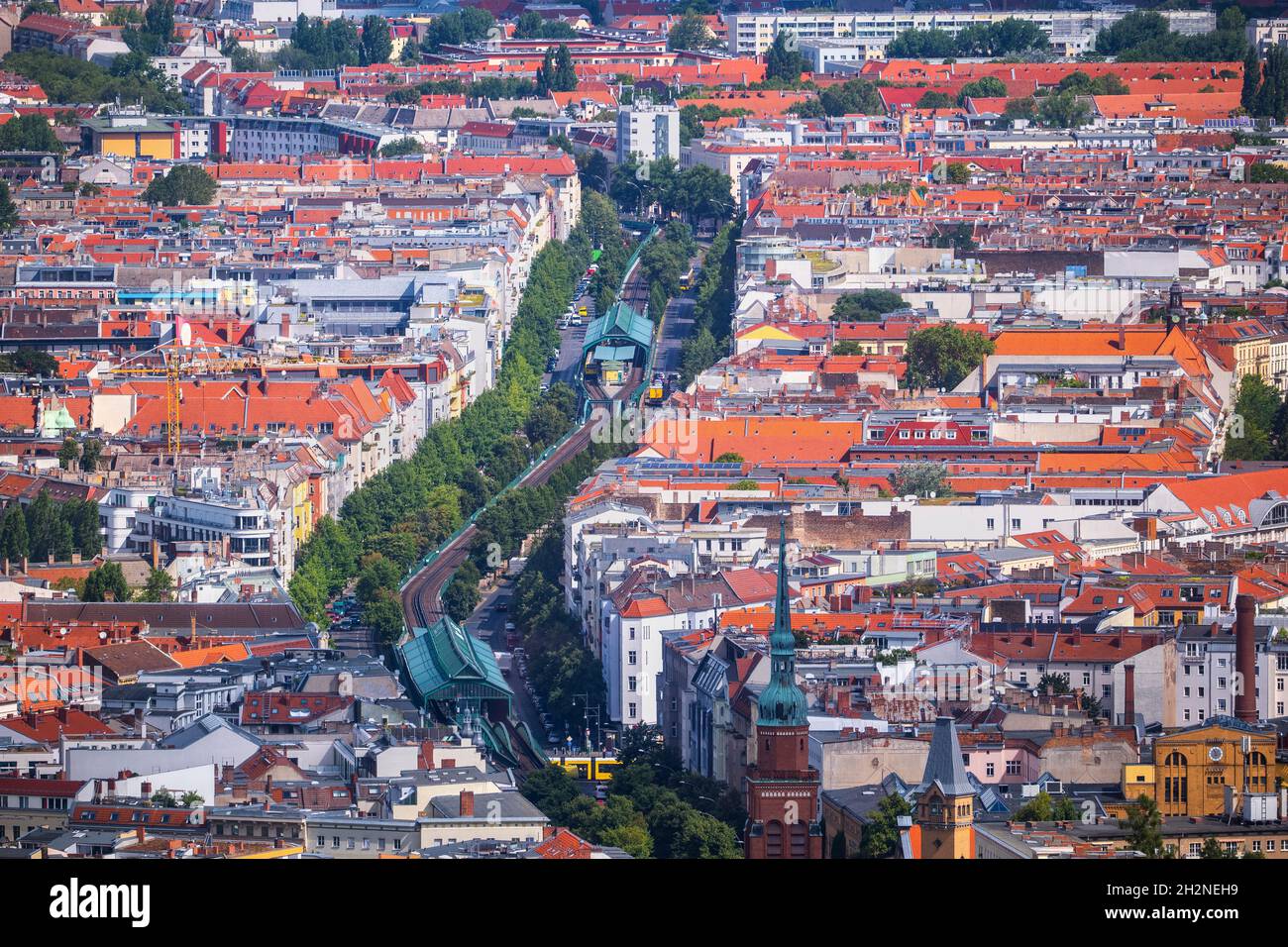 Aerial view railroad tracks train hi-res stock photography and images ...