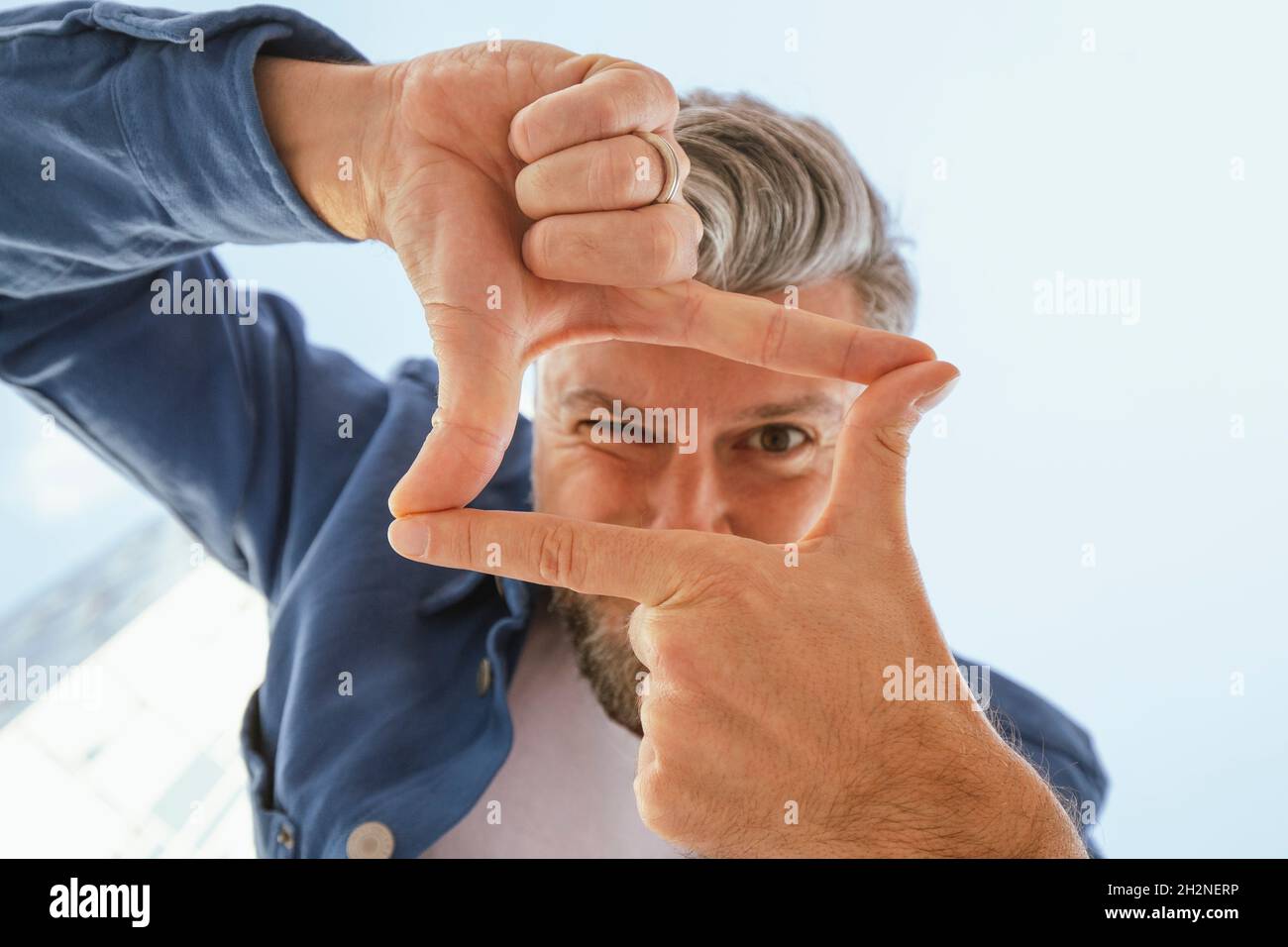 Cheerful bearded hi-res stock photography and images - Alamy