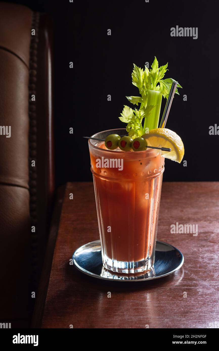 Vodka cocktail drink alcohol celery hi-res stock photography and images ...