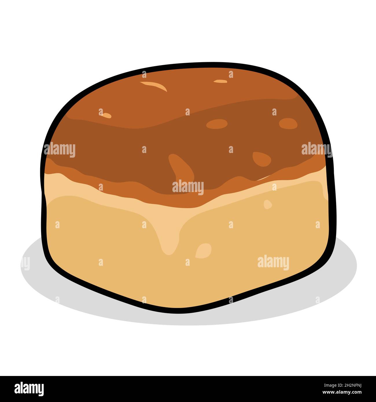 isolated bread clip art illustration Stock Vector Image & Art - Alamy