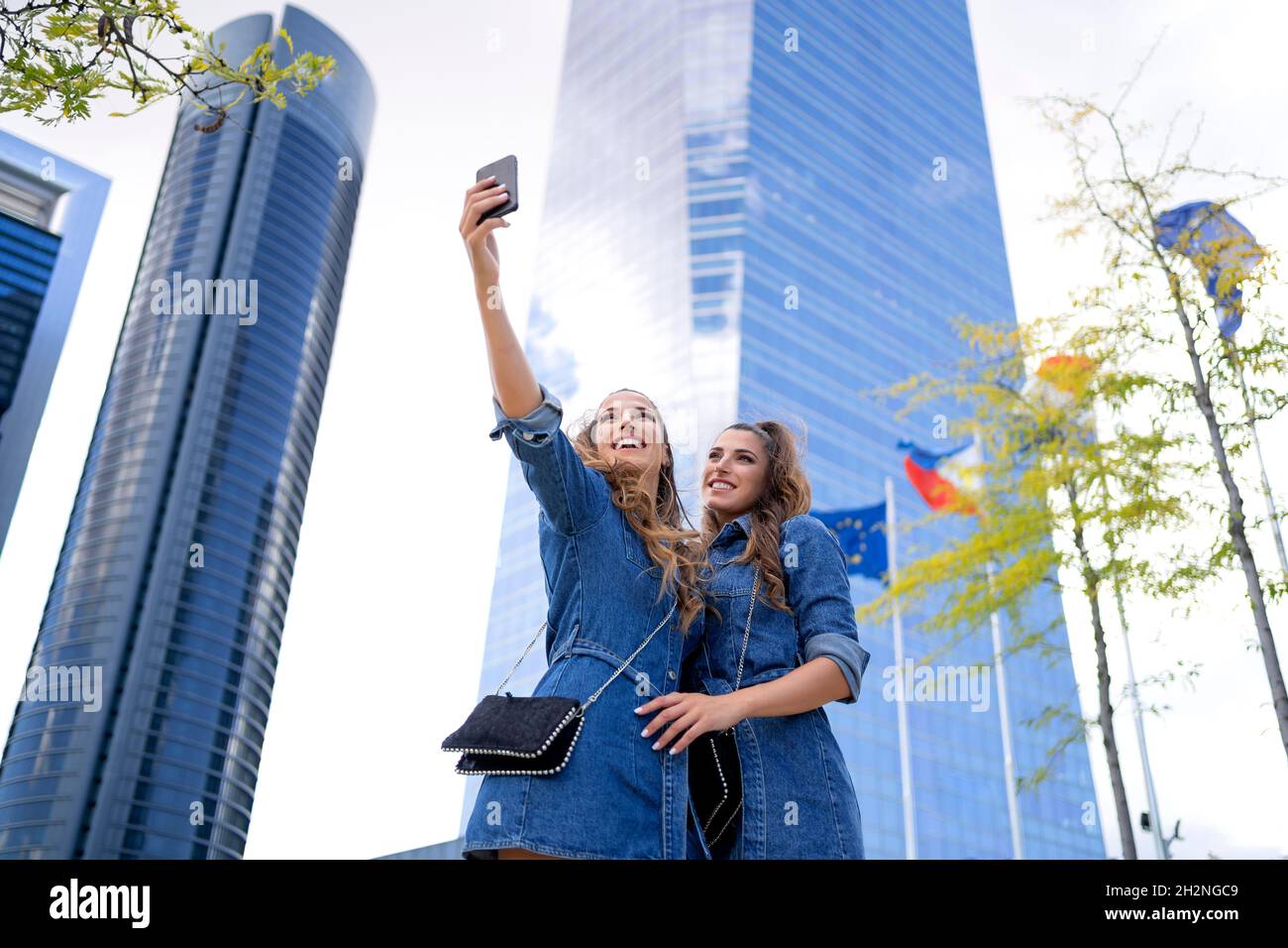 High angle selfie hi-res stock photography and images - Alamy