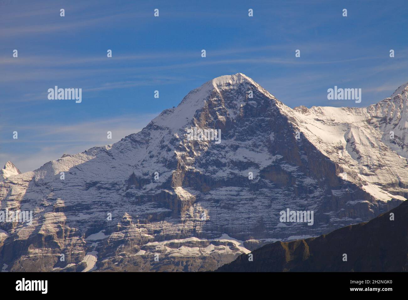 Switzerland, Berne, Interlaken, Schynige Platte, Eiger, peak, north ...