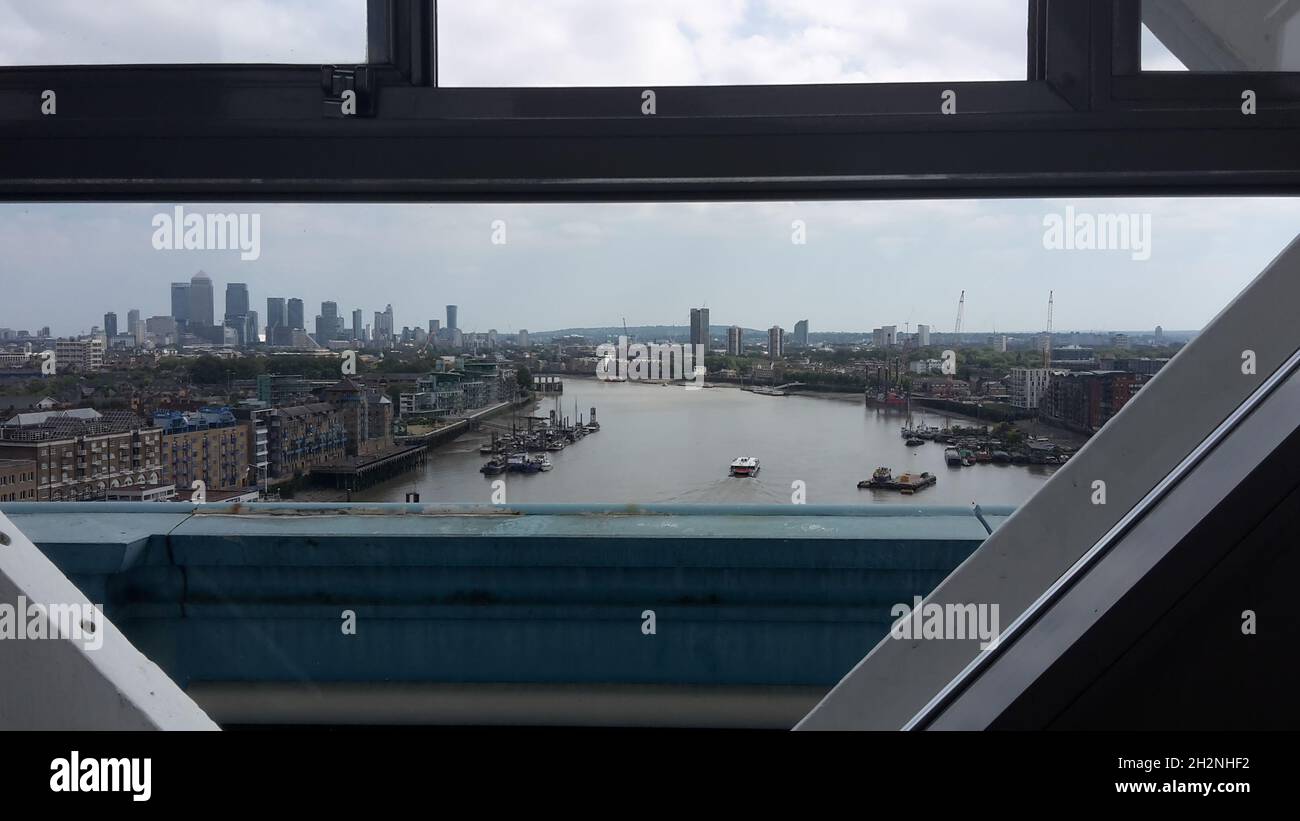 View of London from Tower Bridge Stock Photo - Alamy
