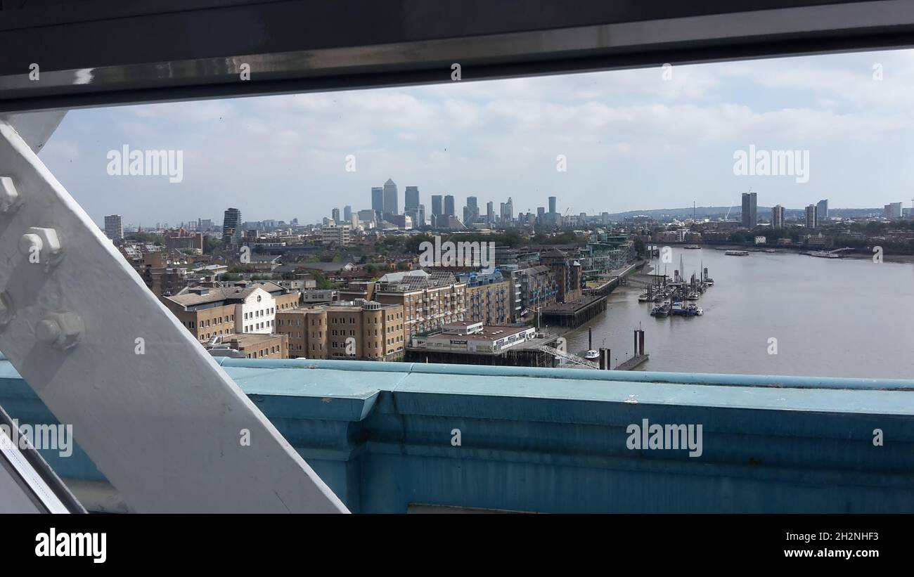 View of London from Tower Bridge Stock Photo - Alamy