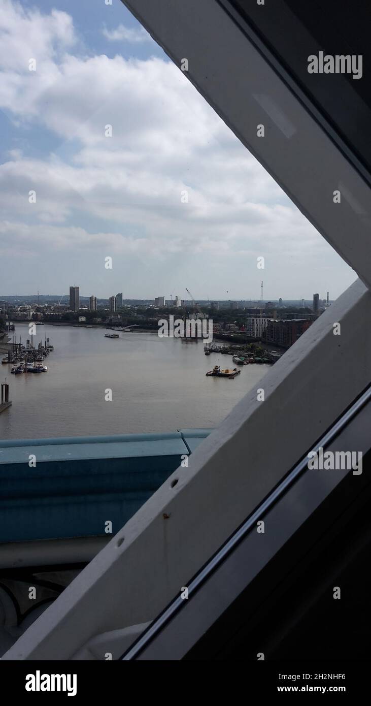 View of London from Tower Bridge Stock Photo - Alamy