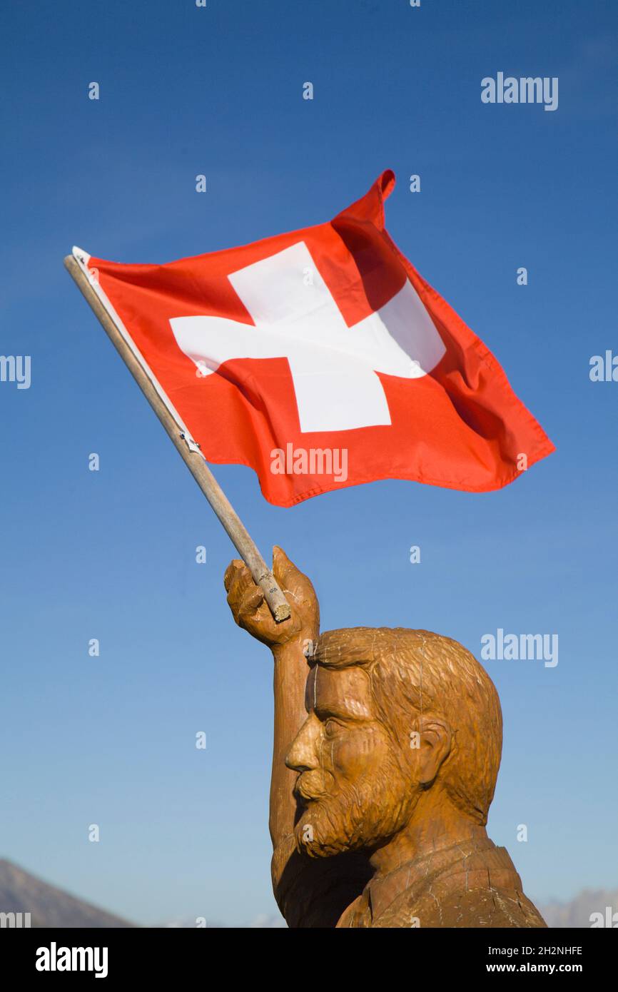 Switzerland statue hi-res stock photography and images - Alamy