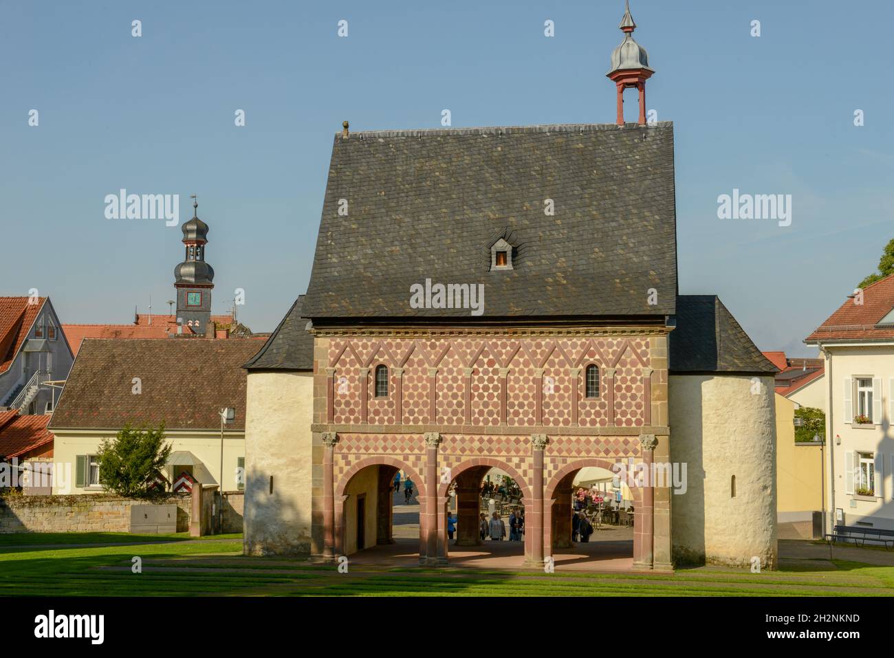 View at the abbey of Lorsch on Germany, Unesco world heritage Stock ...