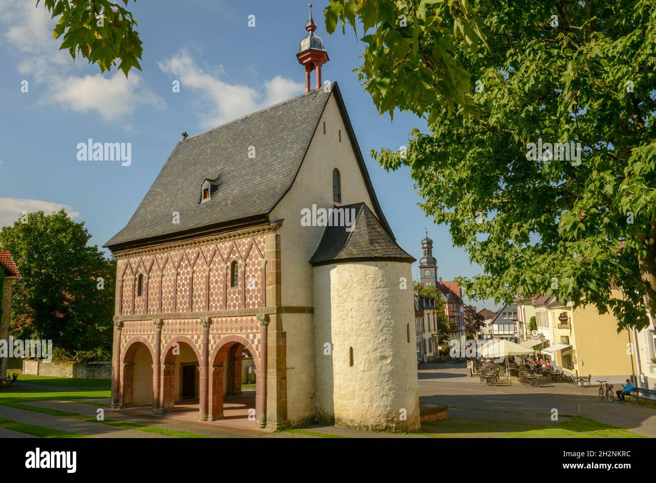 View at the abbey of Lorsch on Germany, Unesco world heritage Stock ...