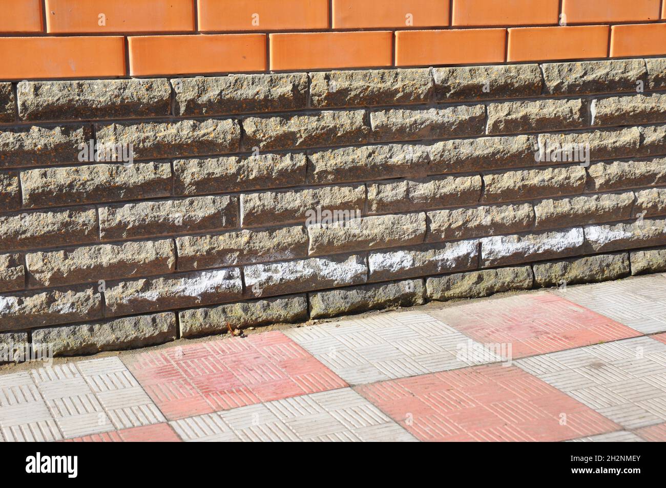 Mineral Efflorescence. Efflorescence mean as an indicator of moisture ...