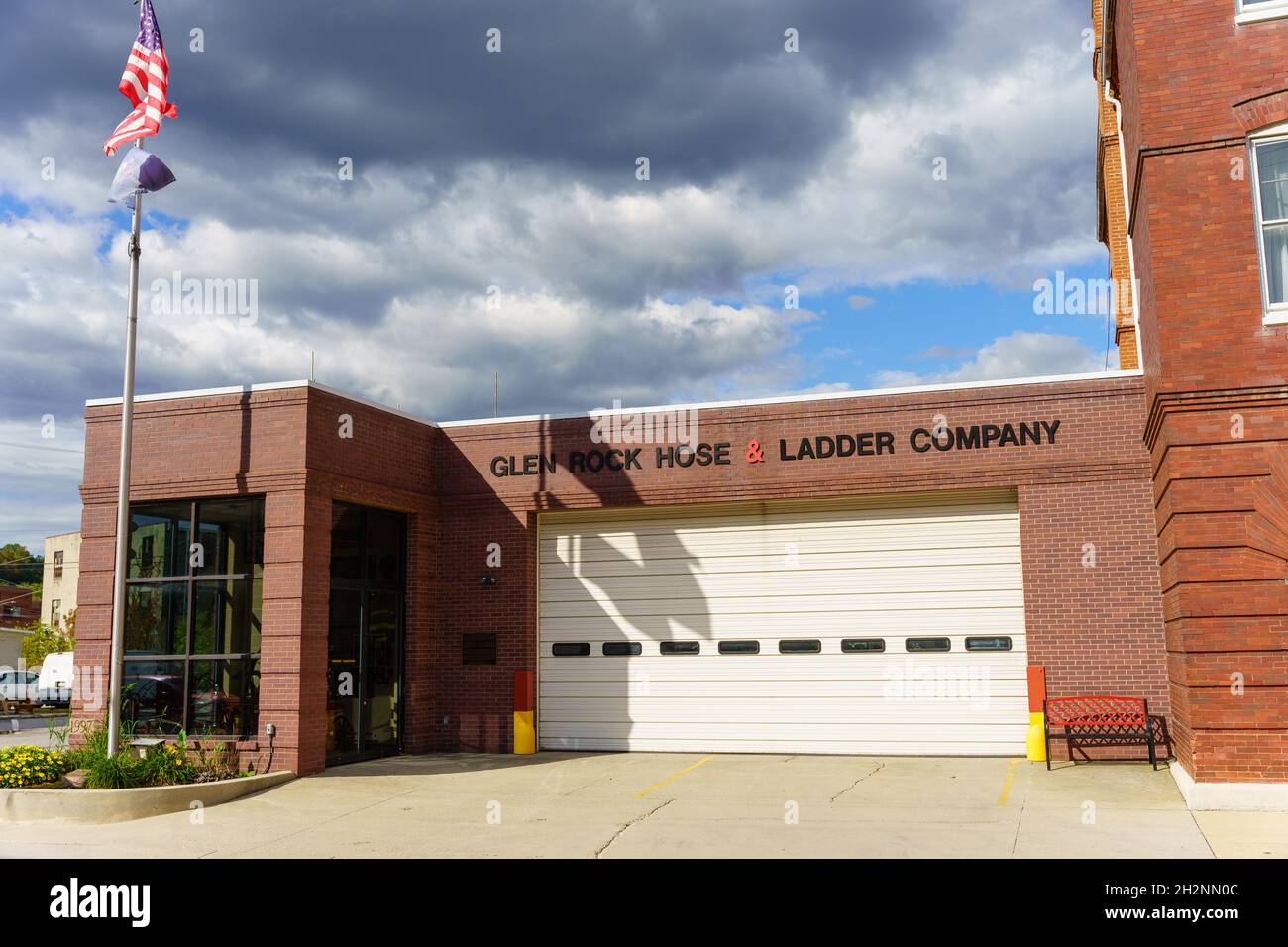 Glen Rock, PA, USA - October 17, 2021: The Hook and Ladder Company ...