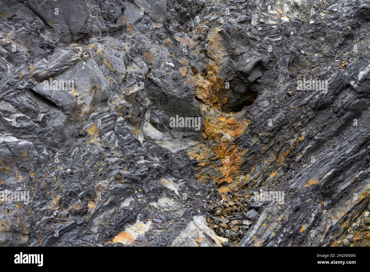 Mountain rock layers formations over the hundreds of years. Interesting ...