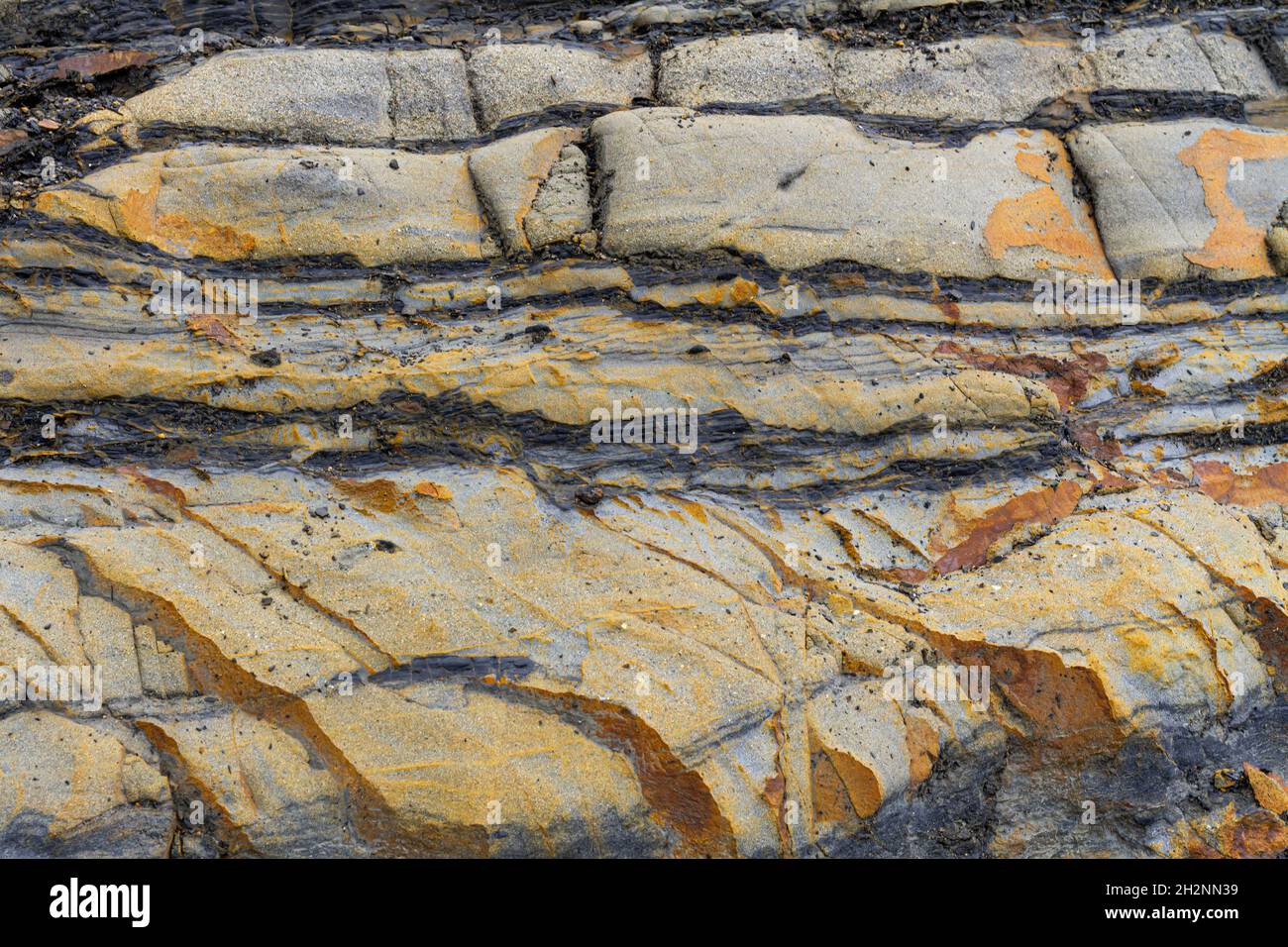 Mountain rock layers formations over the hundreds of years. Interesting ...
