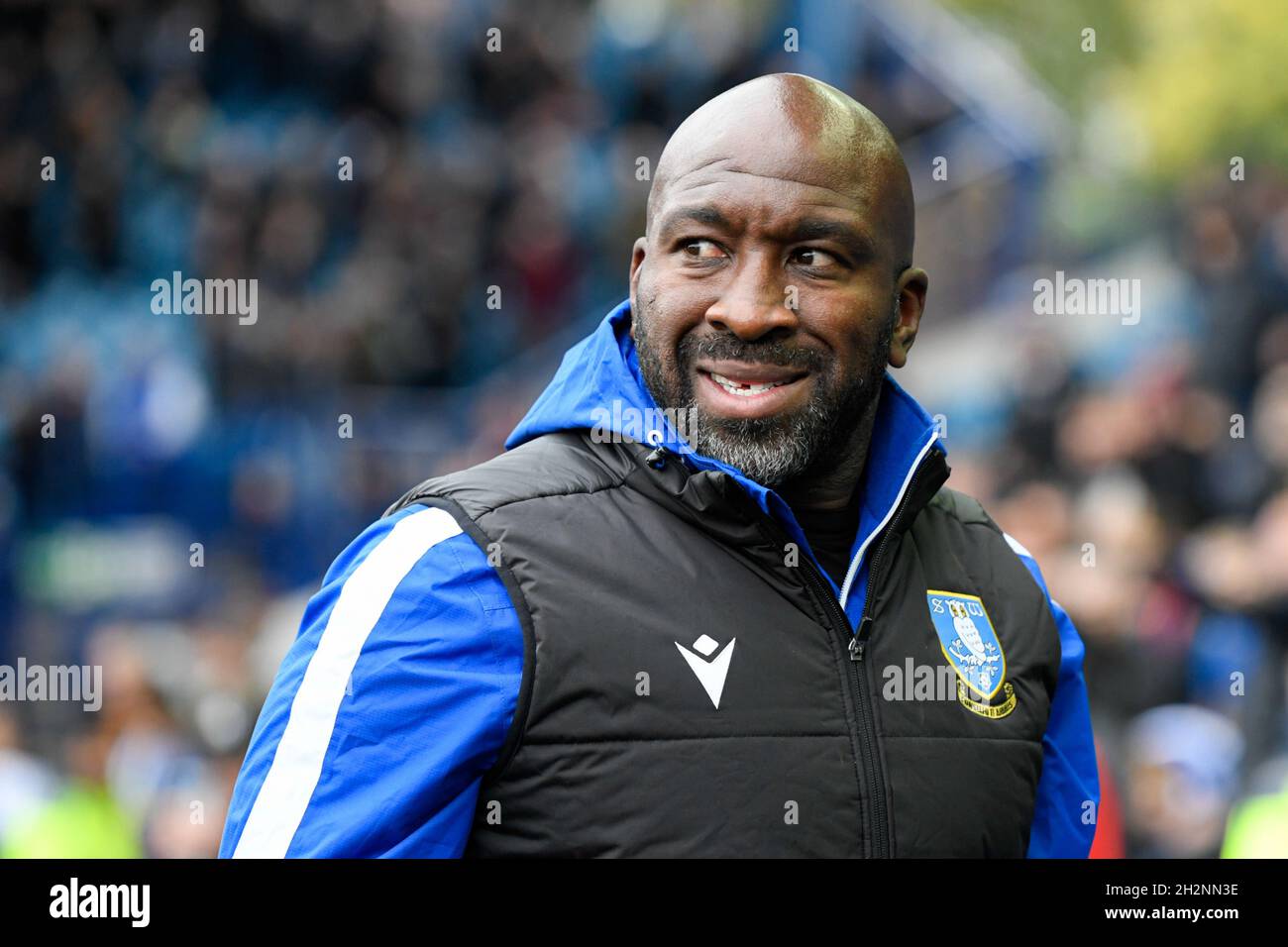 Darren Moore manager of Sheffield Wednesday before the game Stock Photo ...