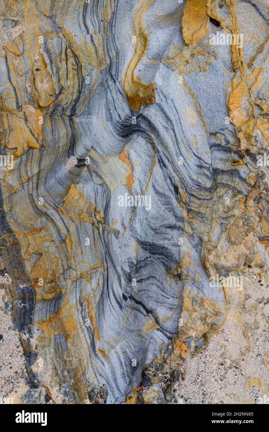 Mountain rock layers formations over the hundreds of years. Interesting ...