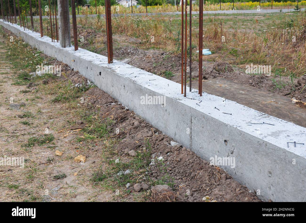Cement Footing For Fence