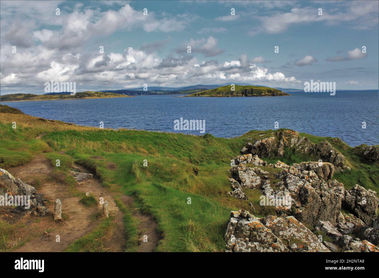 Balcary Bay Coast Path - Scotland Stock Photo - Alamy