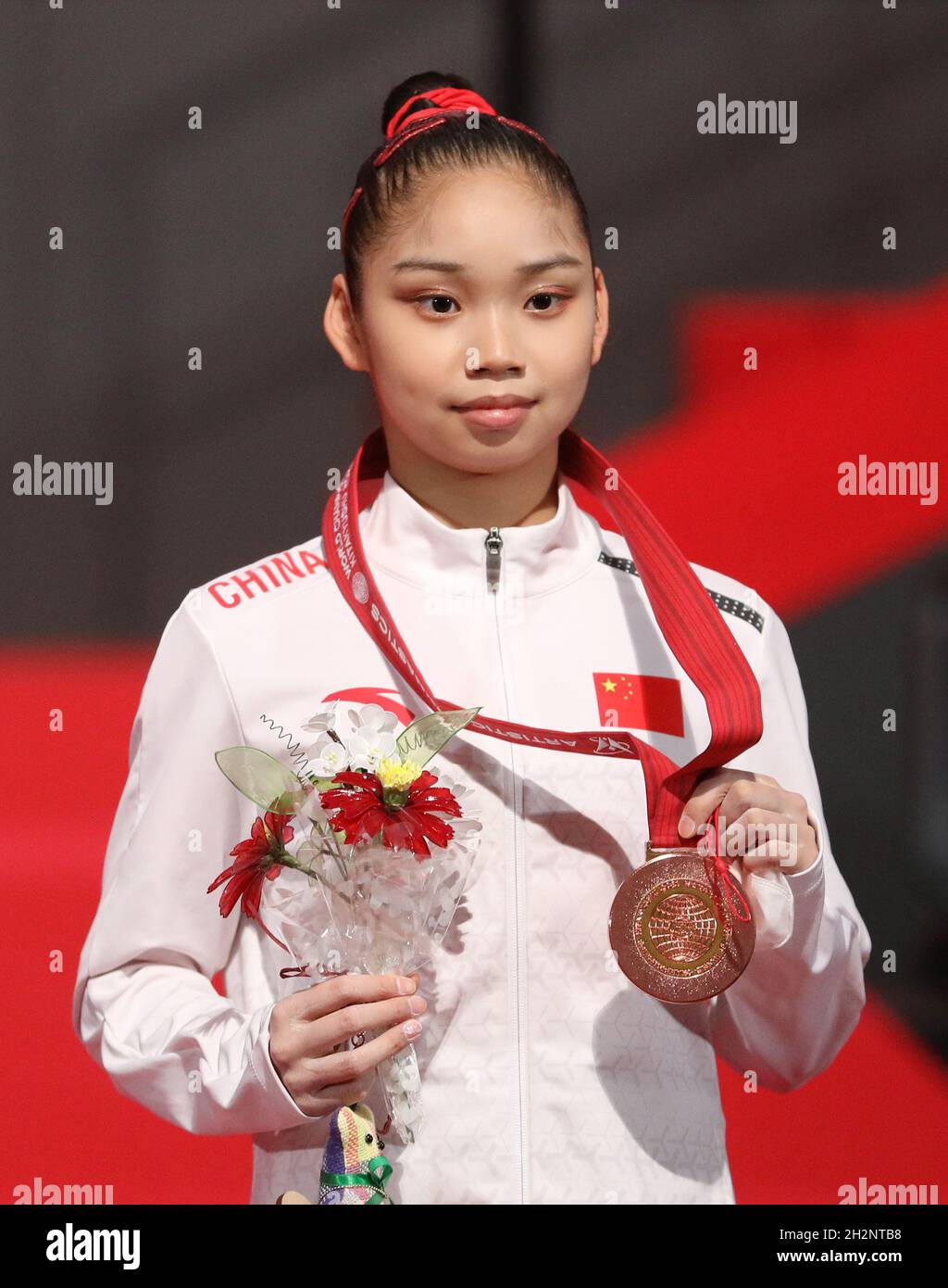Kitakyushu, Japan. 23rd Oct, 2021. Luo Rui of China poses for photos ...