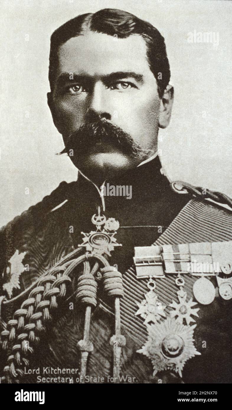 Kitchener horatio herbert kitchener 1st earl hi-res stock photography ...