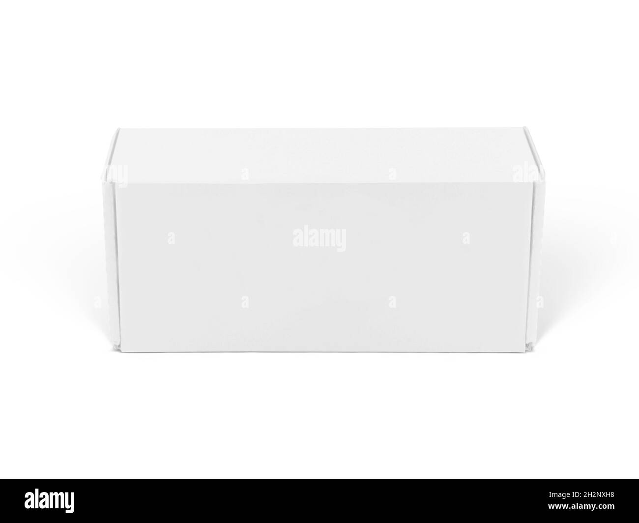 Packaging box isolated on white background Stock Photo - Alamy