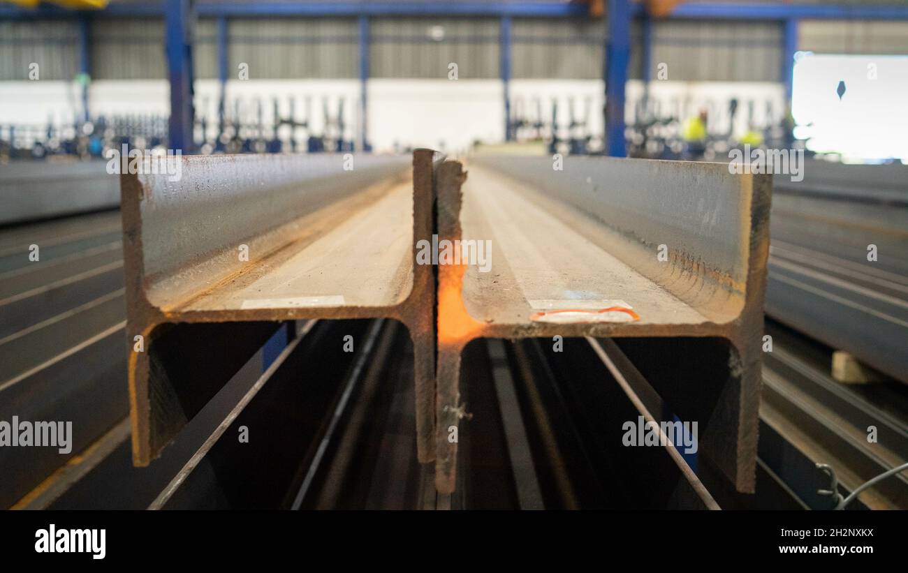 Steel i beams hi-res stock photography and images - Alamy