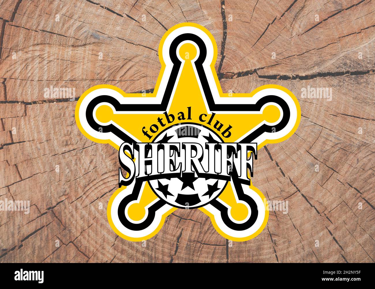 Coat of arms FC Sheriff Tiraspol, football club from Moldova Stock ...