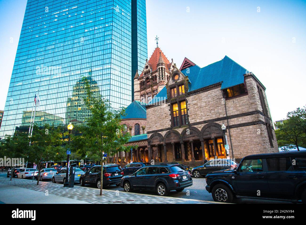Boston, Massachusetts - October 6, 2021: Historic Trinity Church in ...