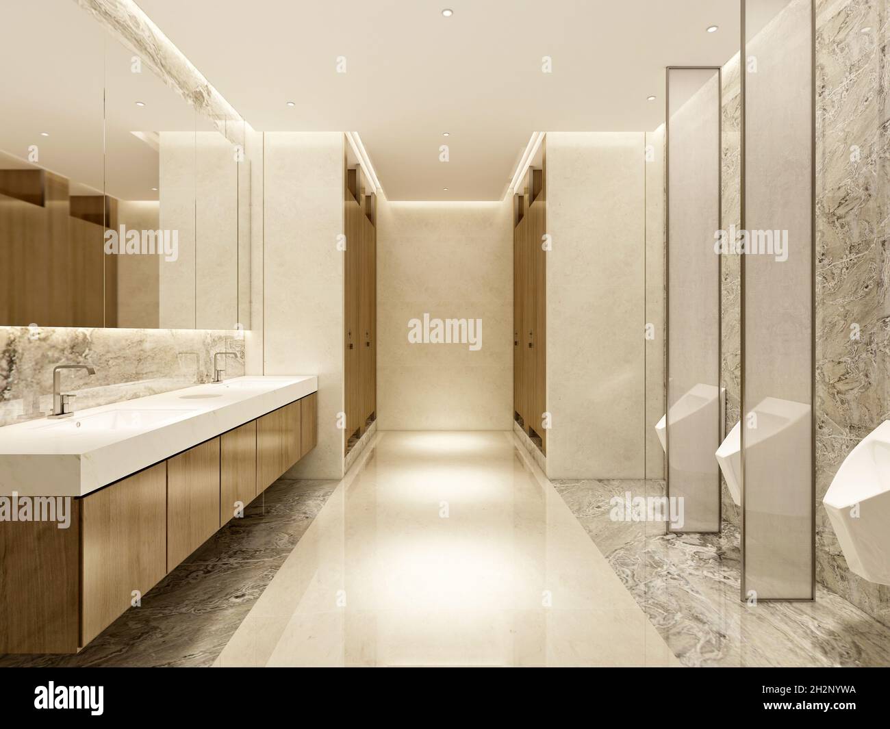 Luxury Hotel Lobby Bathrooms