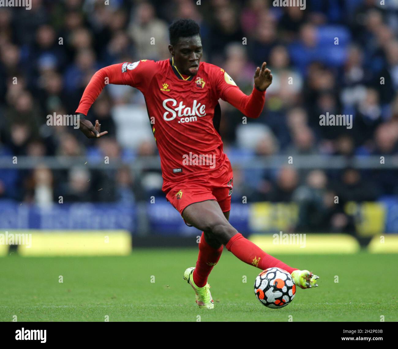 Goodison Park, Liverpool, UK. 23rd Oct, 2021. Premier League football ...
