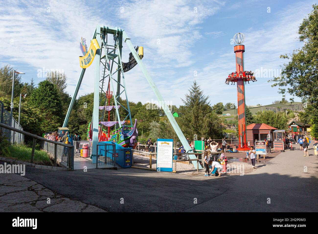 Sea Dragon boat ride at Woodlands family theme park ,Totnes ,Devon ...