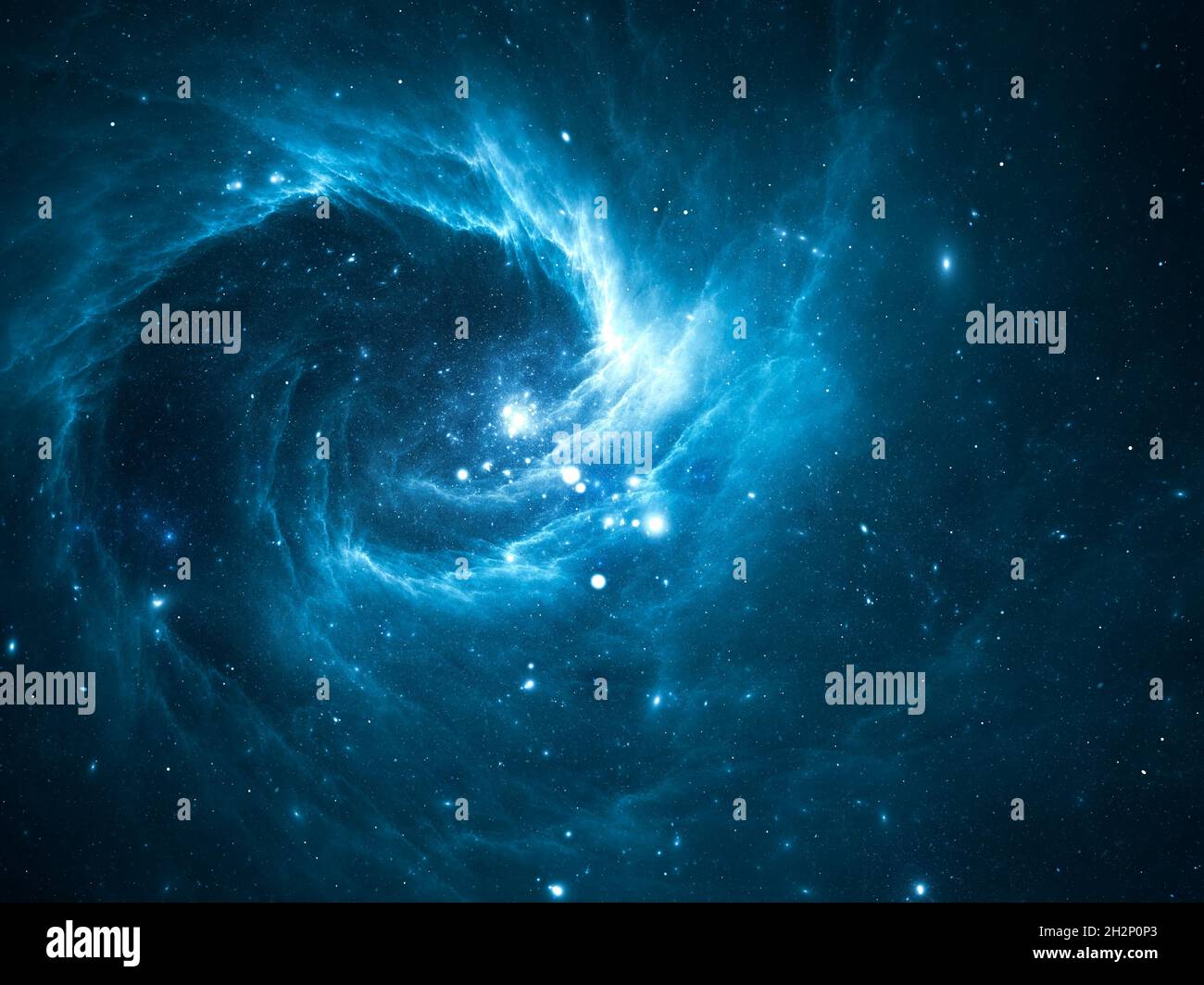 Space, galaxy and star cluster - abstract 3d illustration Stock Photo ...