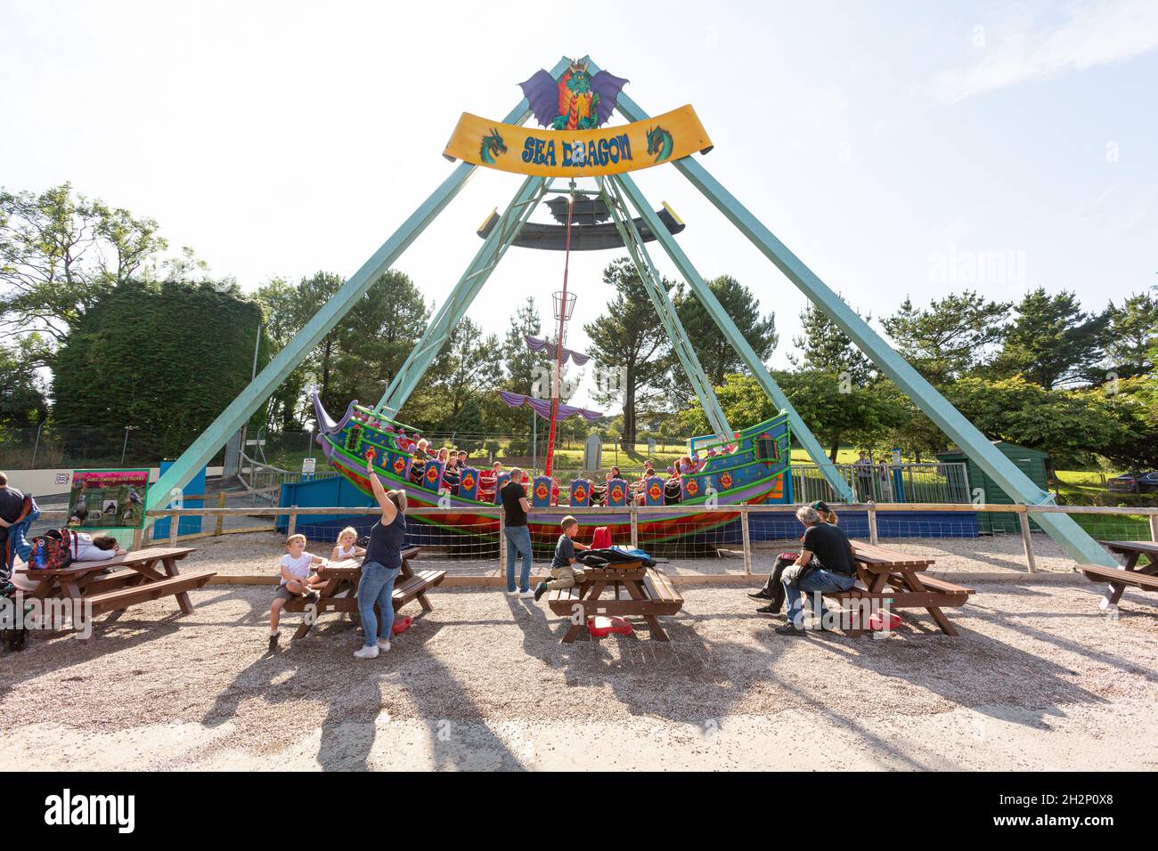 Vertigo ride at woodlands family theme park hi-res stock photography ...