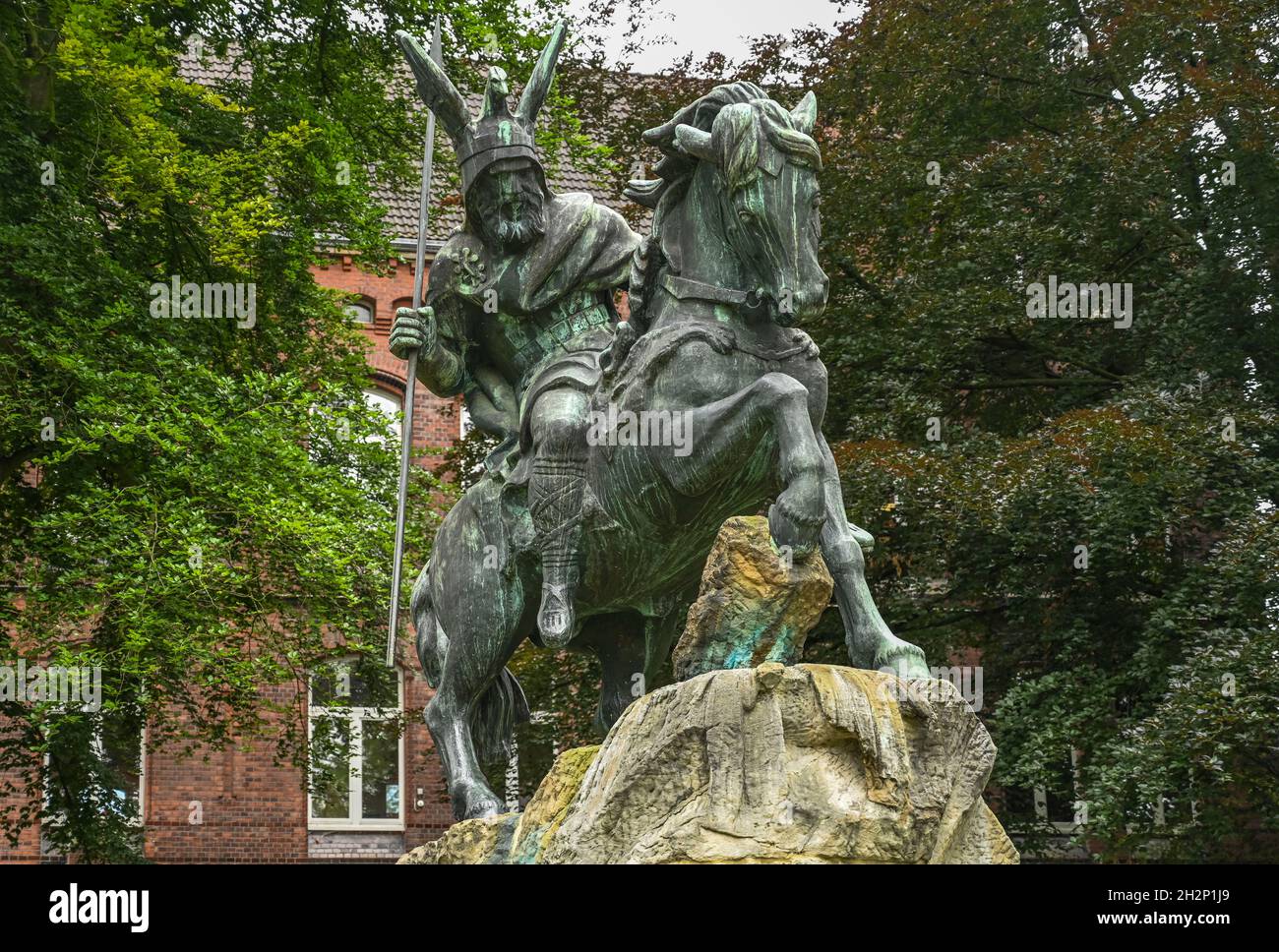 Wittekind-Denkmal, Herford, Nordrhein-Westfalen, Deutschland Stock ...