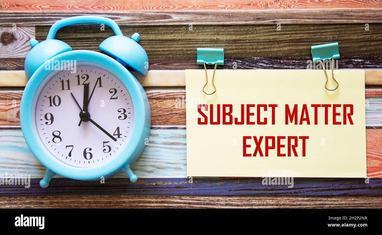 Subject matter expert hi-res stock photography and images - Alamy