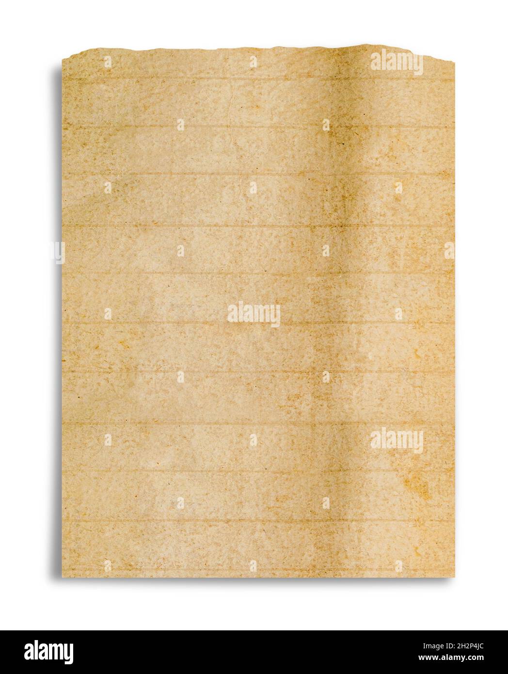 Old Lined Paper Scrap