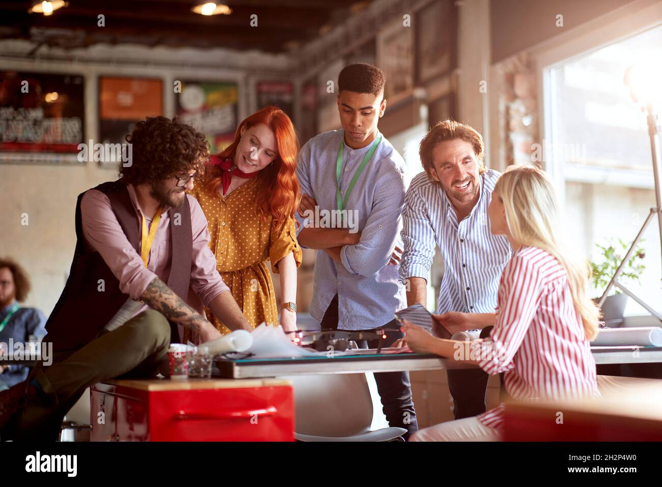 Engineers working in office together hi-res stock photography and ...