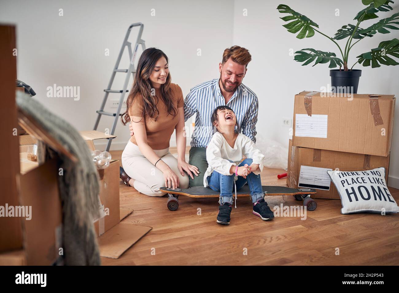 Happy people moving hi-res stock photography and images - Alamy