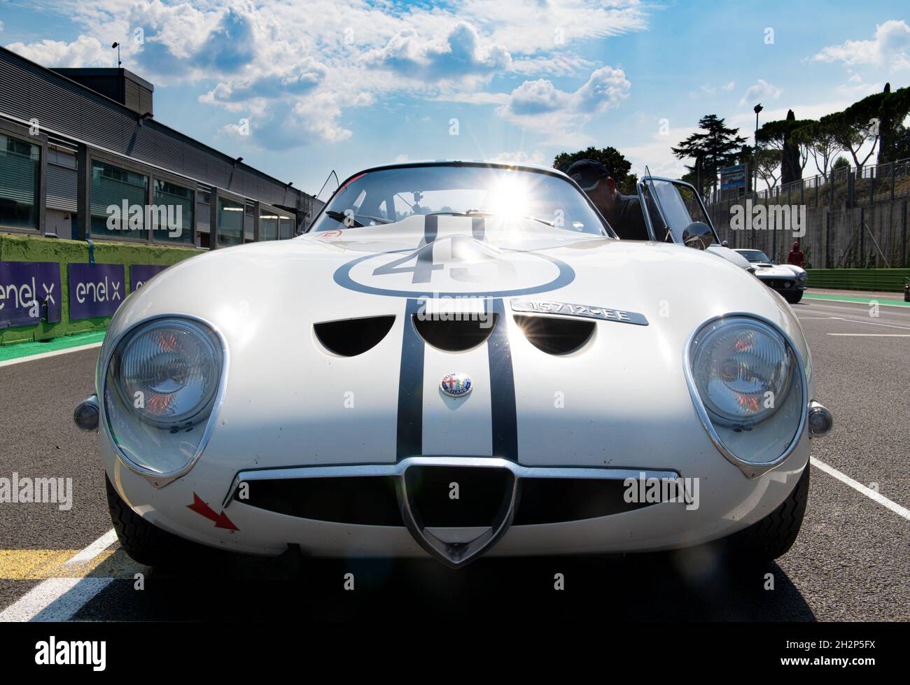 Italy, september 11 2021. Vallelunga classic. Historical Alfa Romeo ...