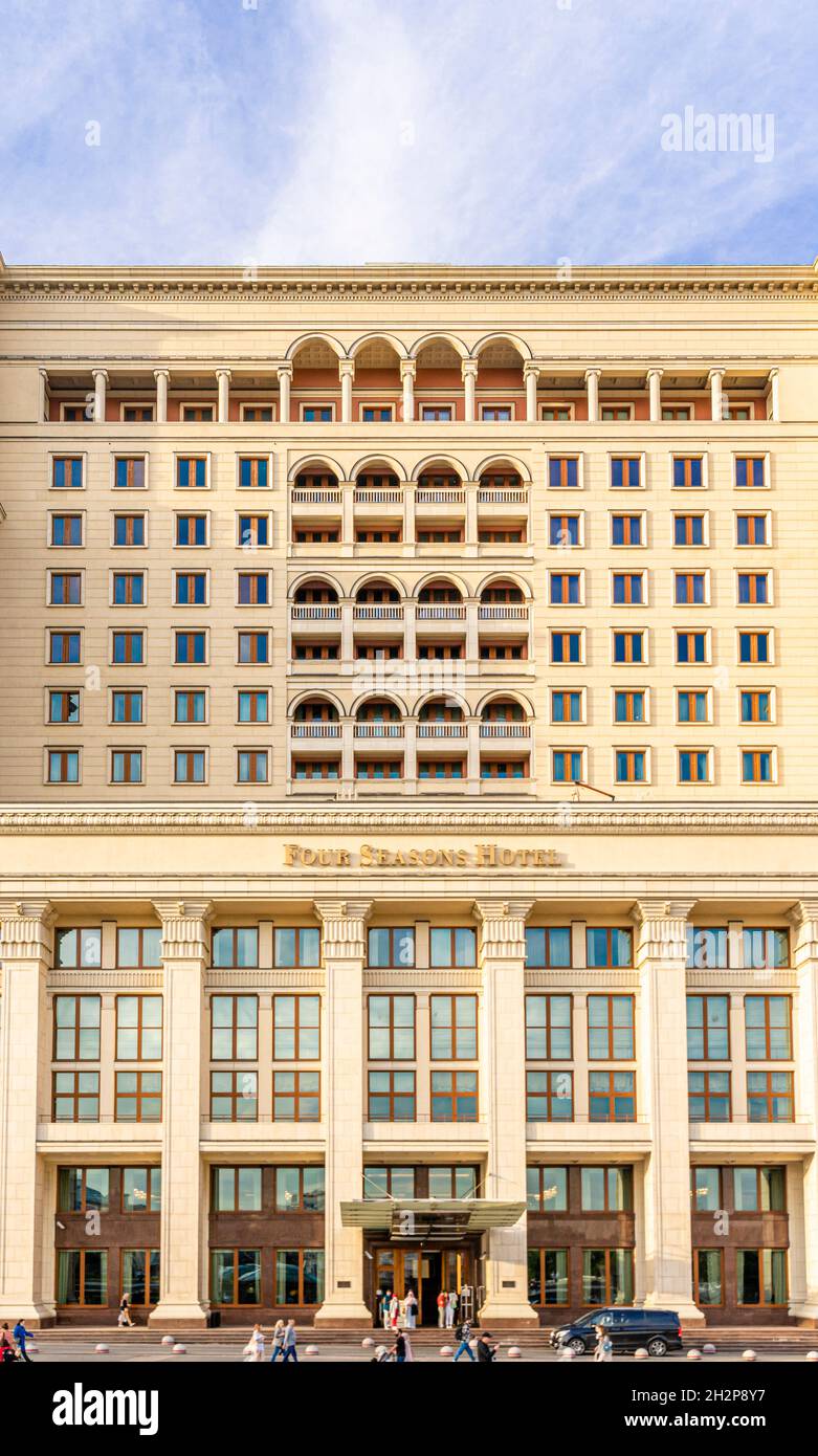 Four Seasons Moscow, opened in 1935 as Hotel Moskva, designed by ...