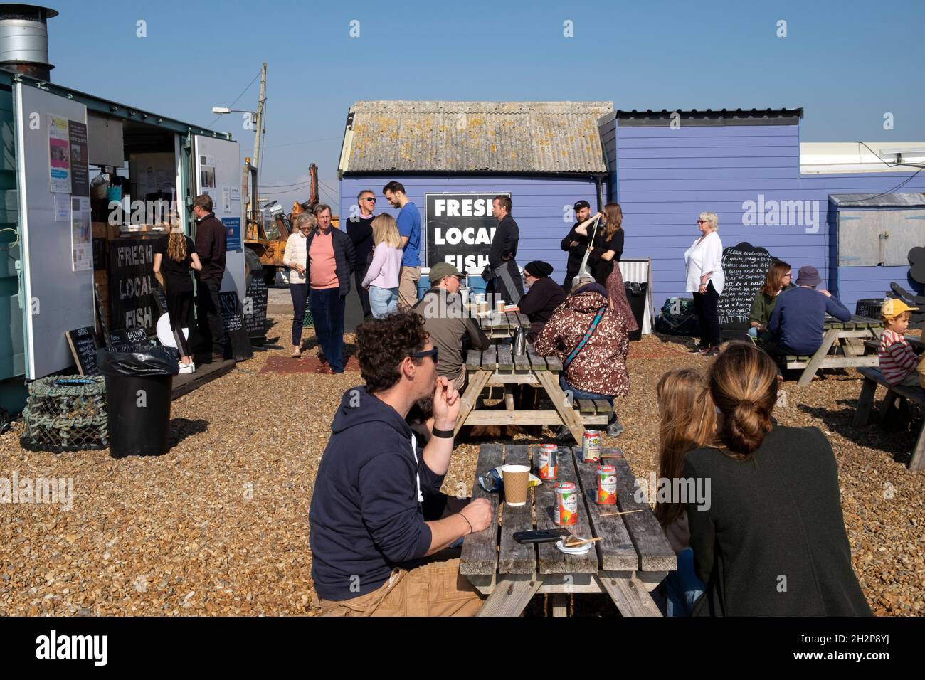 Snack shack fish hut dungeness hi-res stock photography and images - Alamy