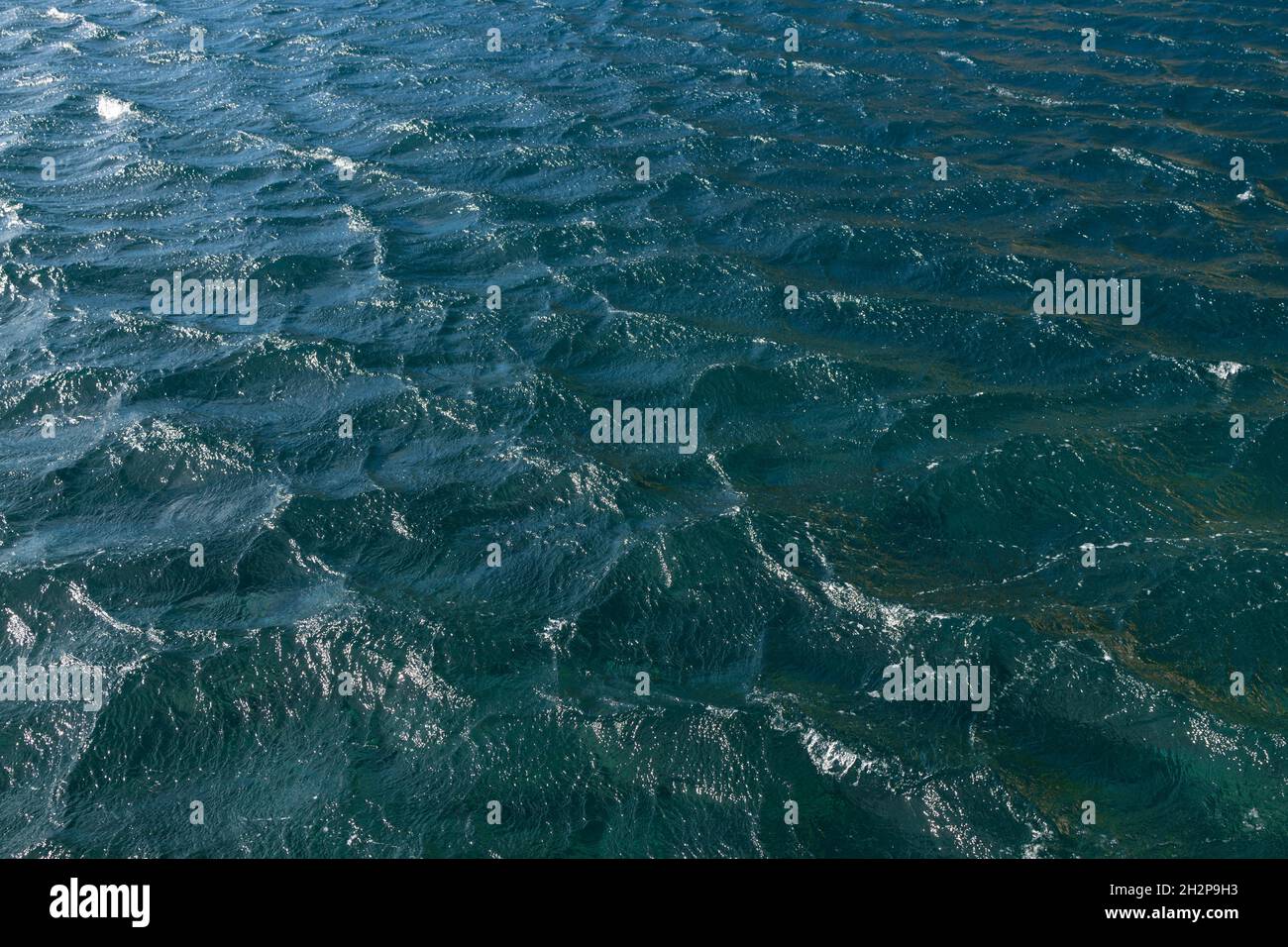 Sea or ocean surface with waves Stock Photo - Alamy