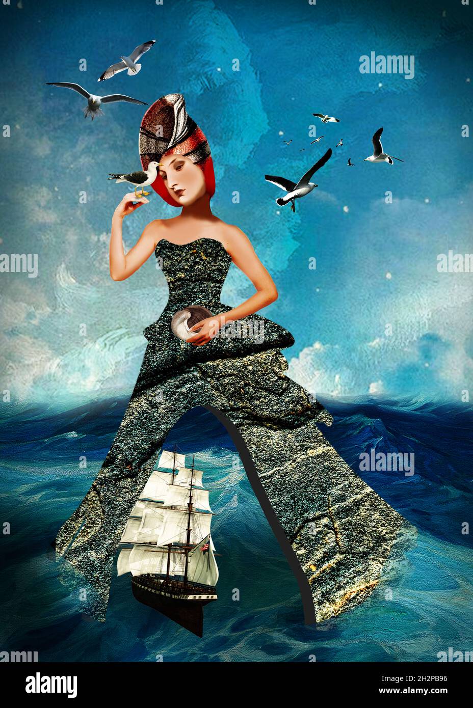 Safe passage to sailing ships Stock Photo - Alamy