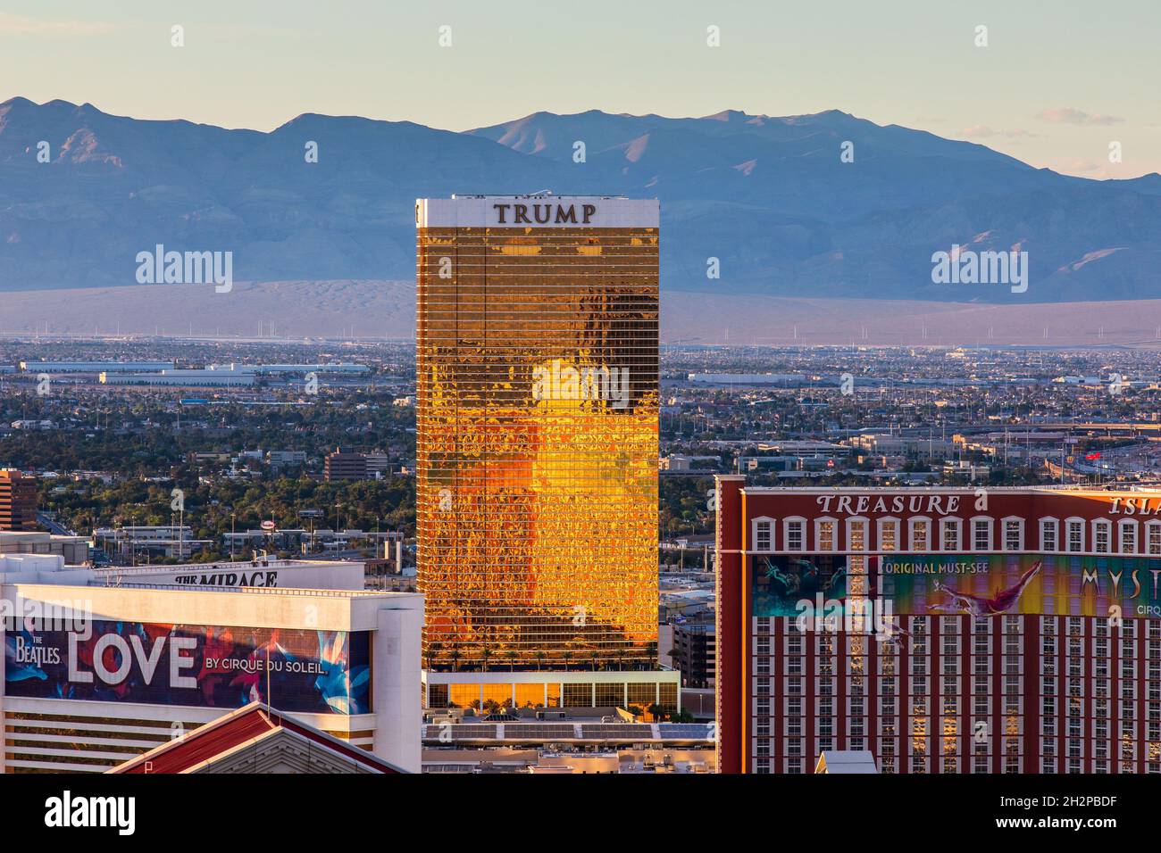 UNITED-STATES, NEVADA, LAS VEGAS. TRUMP TOWER Stock Photo - Alamy