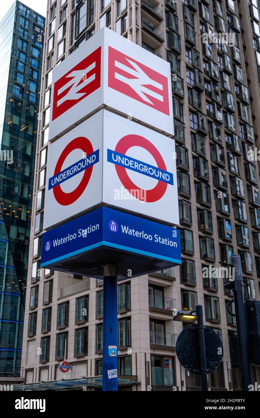 Modern High Rise Office And Residential Buildings In London With A ...