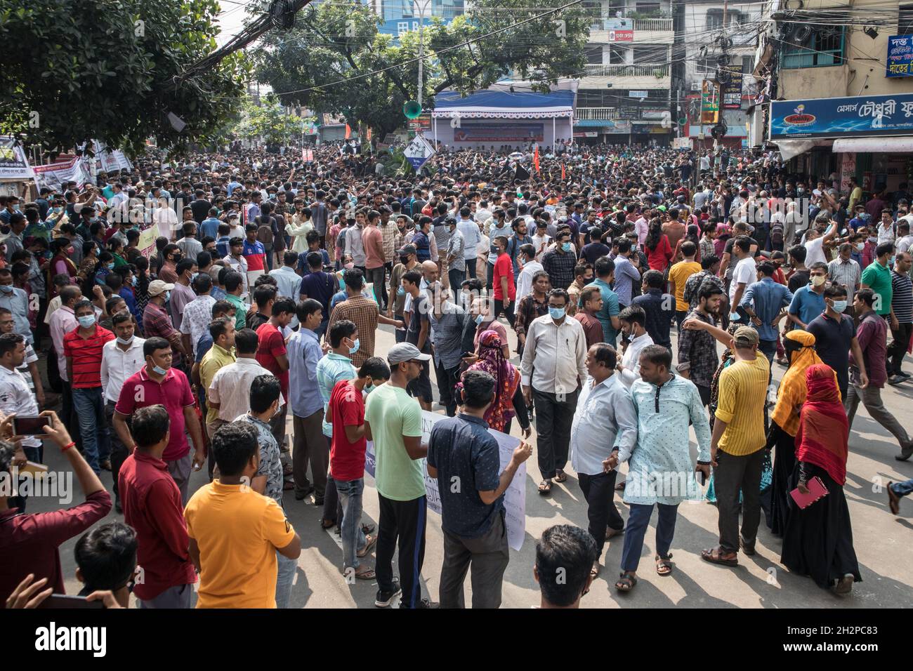 October 23, 2021, chittagong, Chittagong, Bangladesh: Mass hunger ...