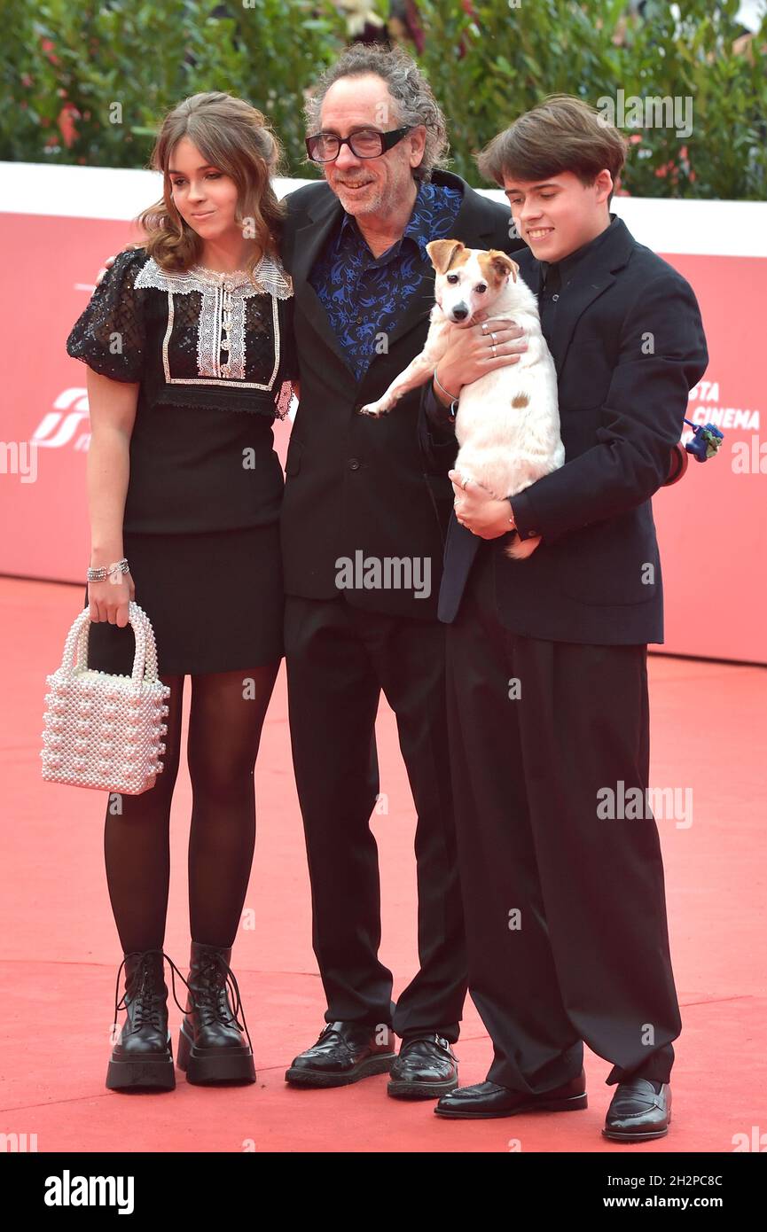 Rome, Italy. 23rd Oct, 2021. ROME, ITALY - OCTOBER 23: Nell Burton, Tim ...