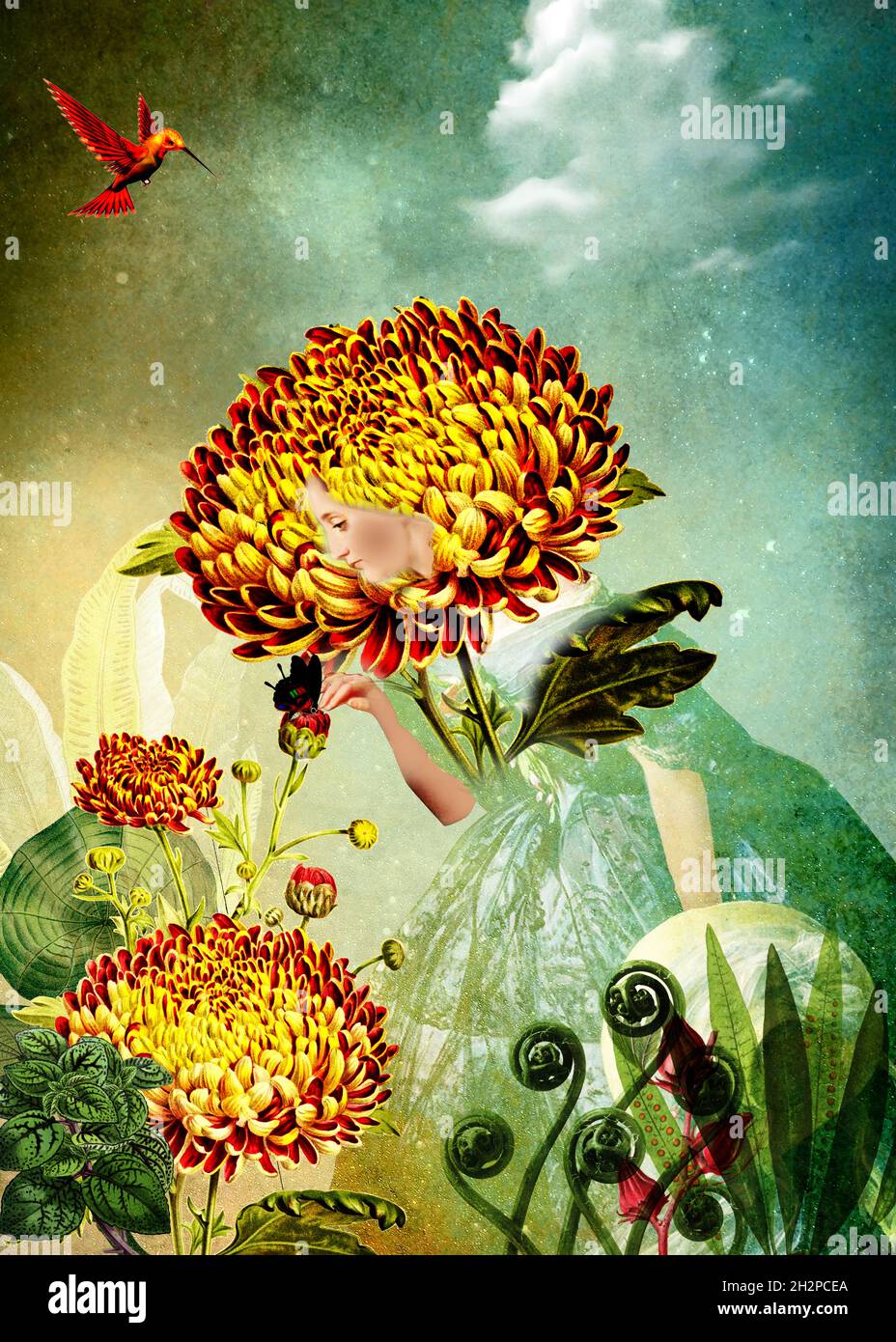 Sensitivity to flower buds Stock Photo - Alamy