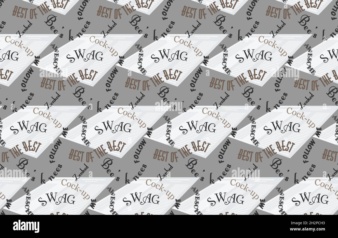 pattern pattern with popular words Stock Vector Image & Art - Alamy