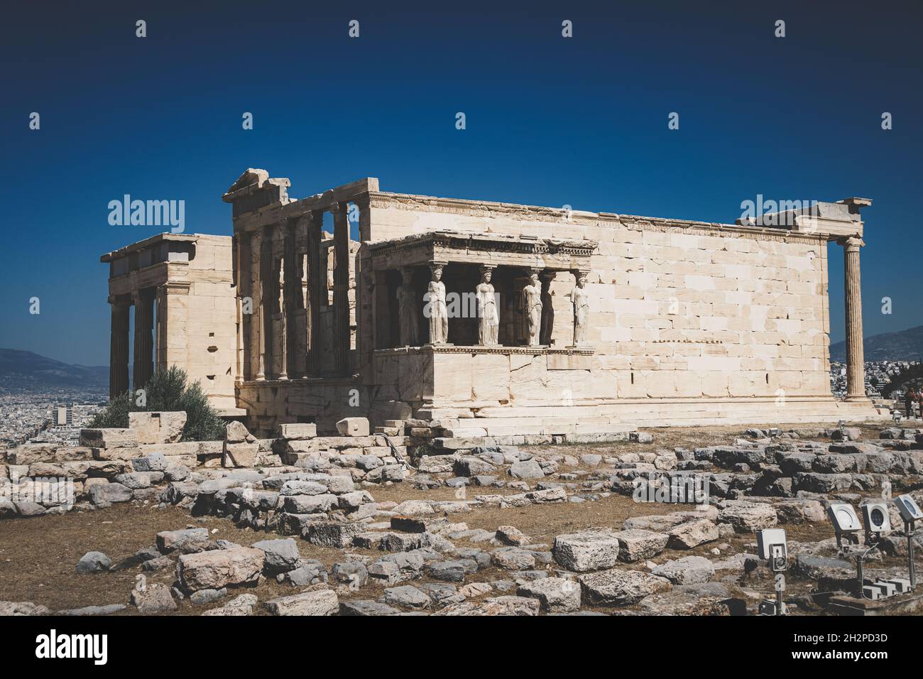 Ancient Parthenon temple in Athens, Greece Stock Photo - Alamy