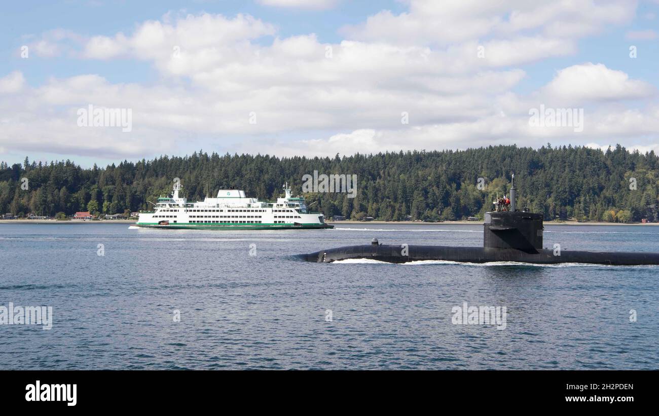 Bremerton, United States. 25 September, 2021. The U.S. Navy nuclear ...