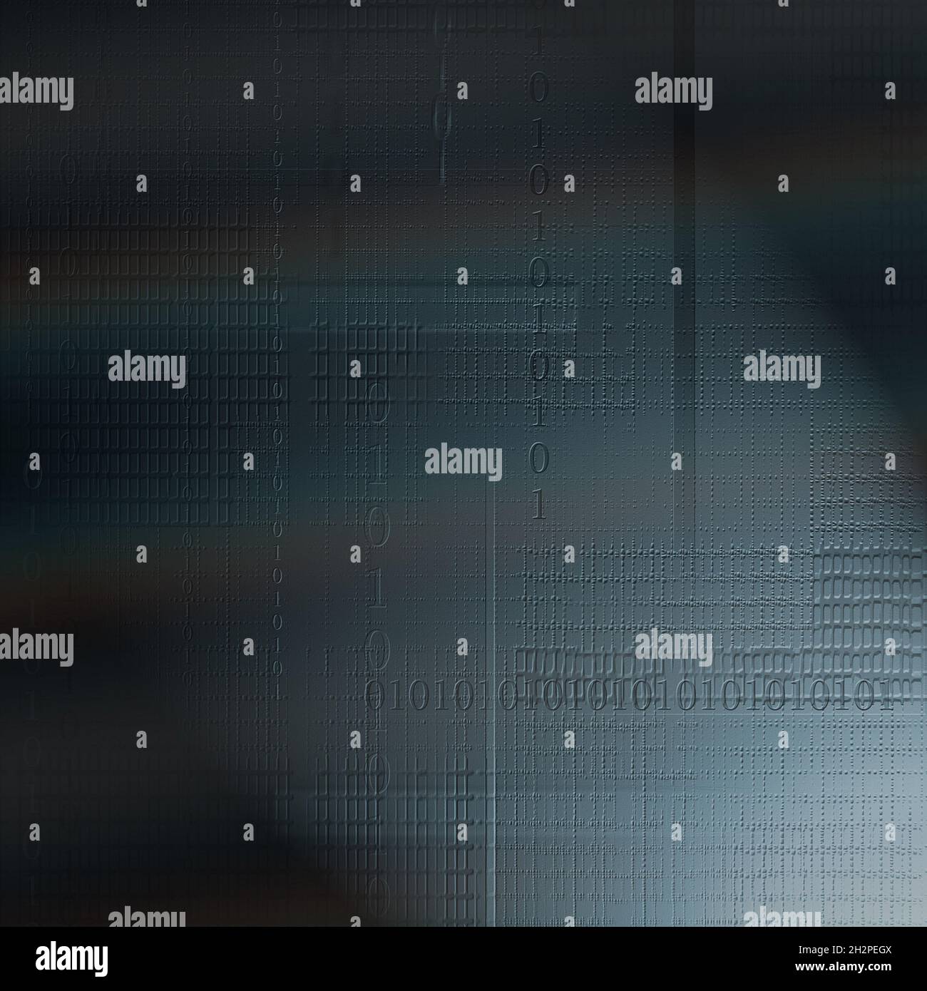 Binary code art. 3D rendering Stock Photo - Alamy